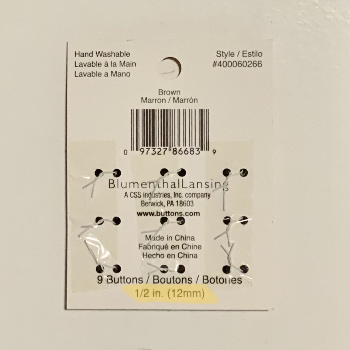 Buttons and Buttonholes – Jenae Lawson