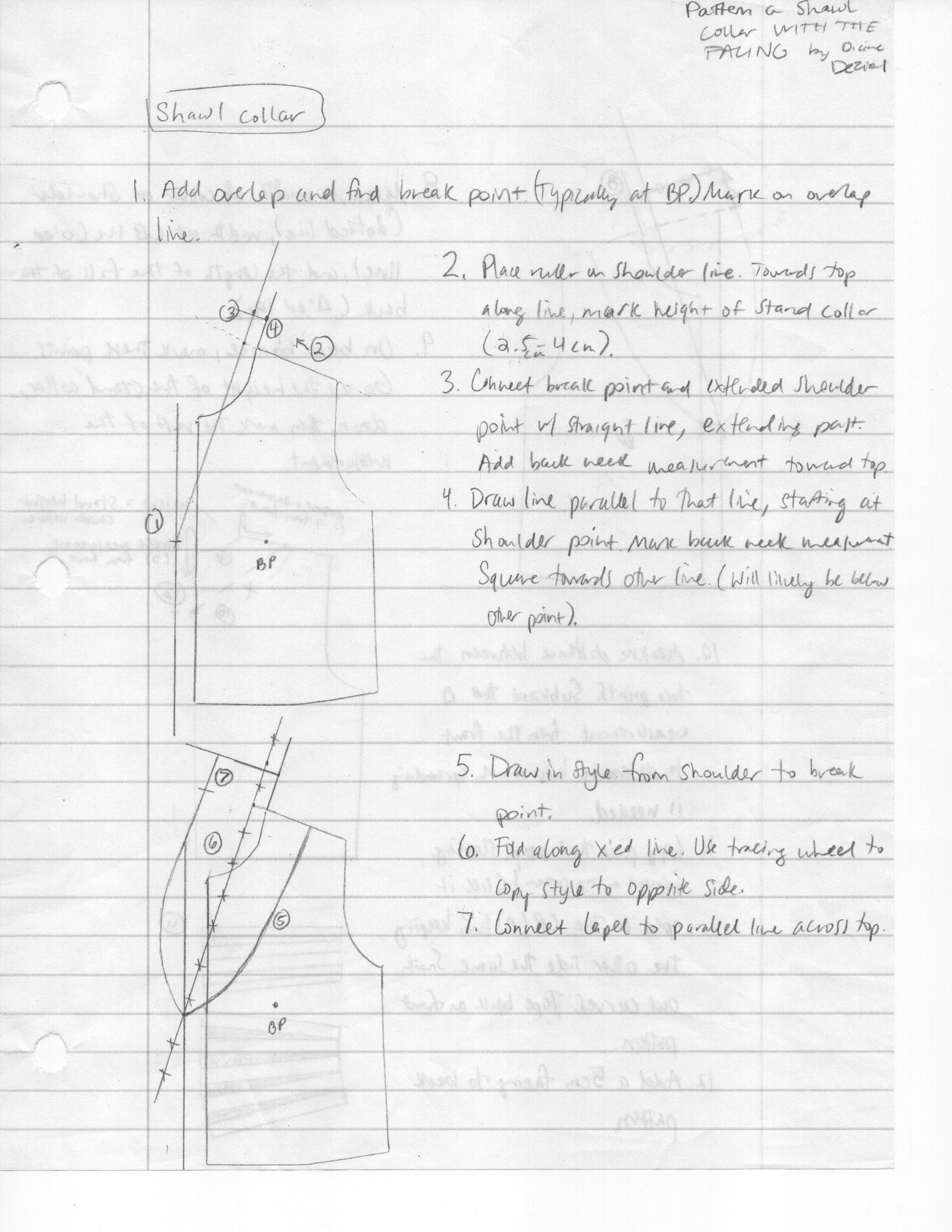 Shawl collar – Jenae Lawson